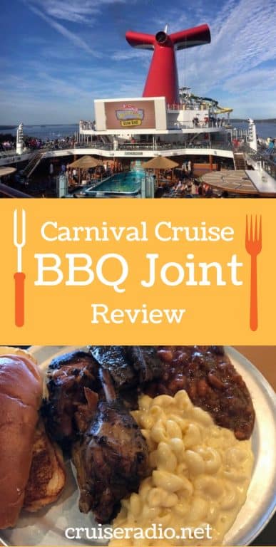 Review: Carnival Cruise Line's BBQ Joint