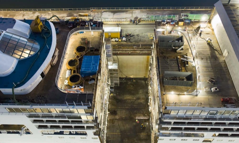 Cruise Line Cuts Ship In Half [PHOTOS]