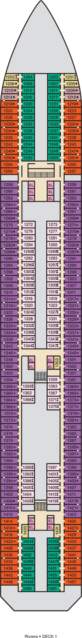 Carnival Splendor Deck Plans