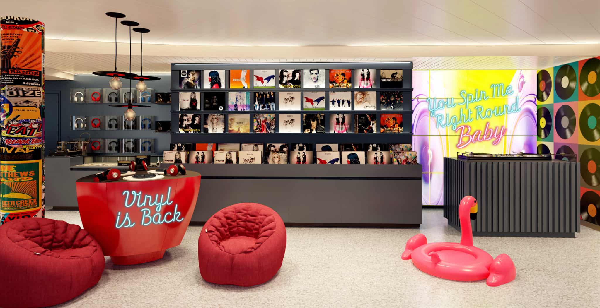 New Virgin Voyages Cruise Ship Will Have a Record Store