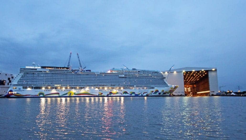 Norwegian Encore Leaves Dry Dock [PHOTOS]