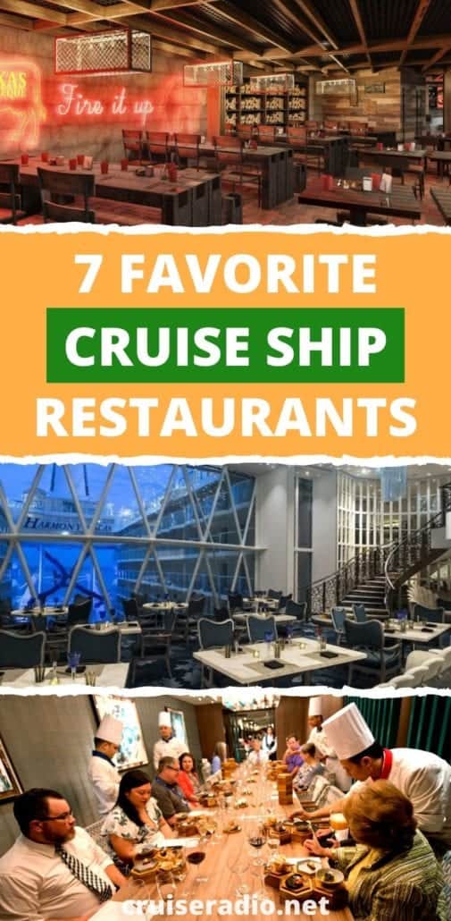 7 Favorite Cruise Ship Restaurants