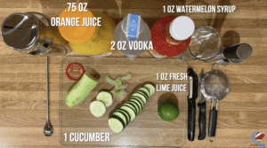How to Make a Cucumber Sunrise on Carnival Cruise Line [VIDEO]