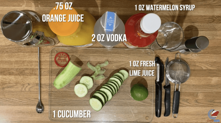 How to Make a Cucumber Sunrise on Carnival Cruise Line [VIDEO]