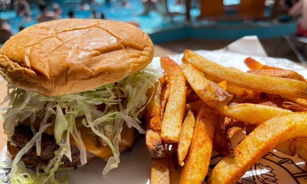 MENU: Guy's Burger Joint on Carnival Cruise Line