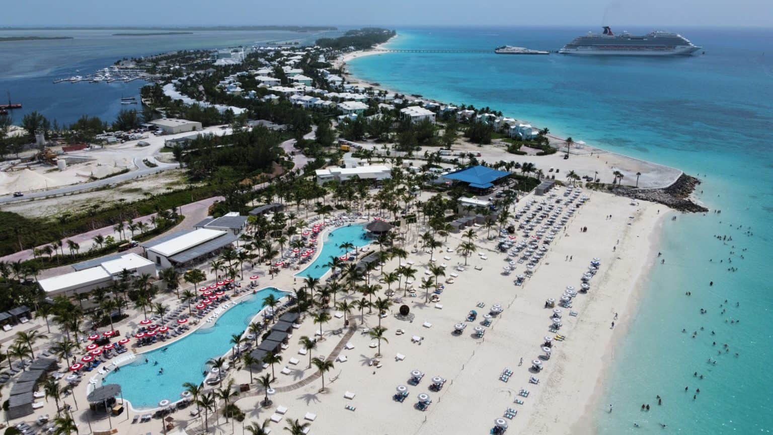 18 Photos of The Bimini Beach Club & What Cruisers Should Expect