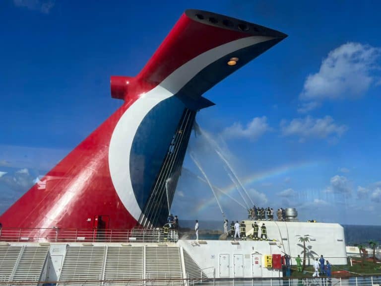 Carnival Freedom's Makeover Complete After Funnel Blaze