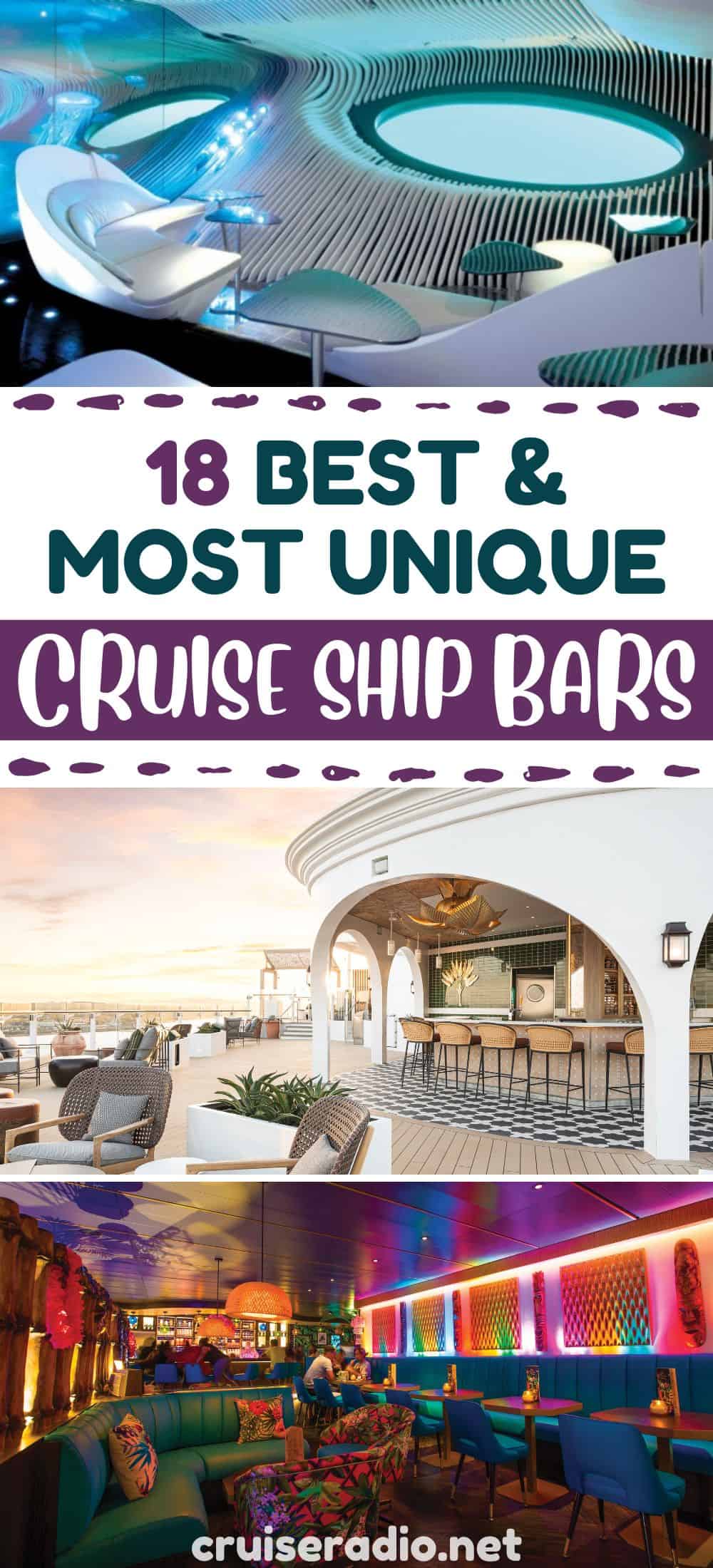 18 Most Unique & Best Cruise Ship Bars in 2022