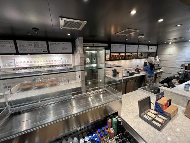 JavaBlue Cafe Coffee Shop on Carnival Cruise Line [MENU]