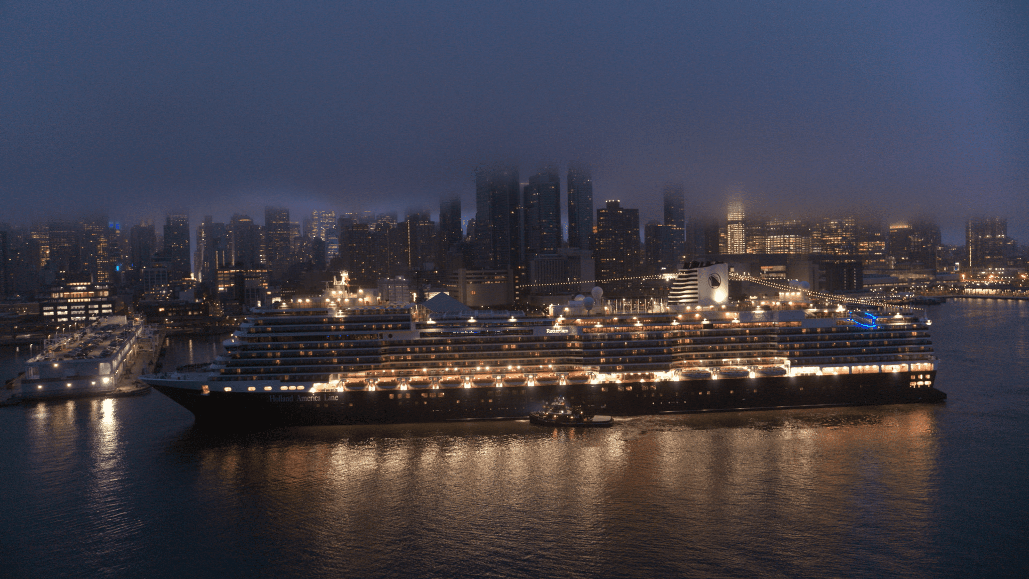 Holland America's Newest Ship Arrives in NYC For First Time
