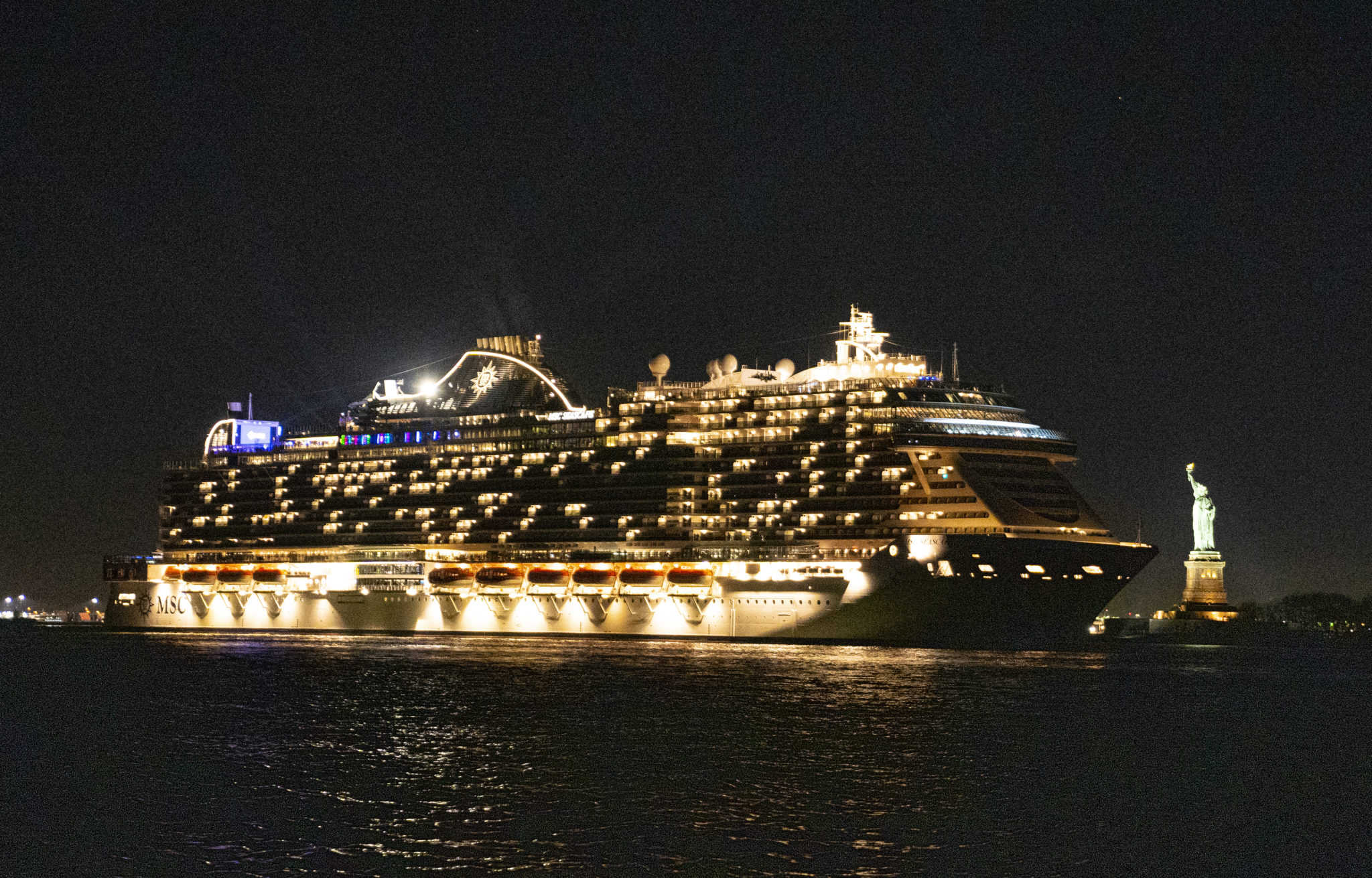 MSC Seascape Has Arrived in New York City