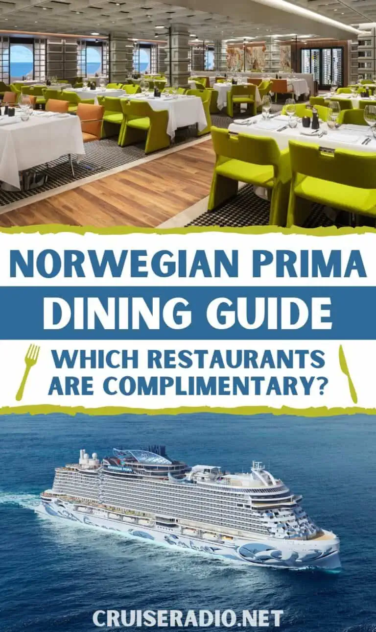 Norwegian Prima's Free Dining Guide