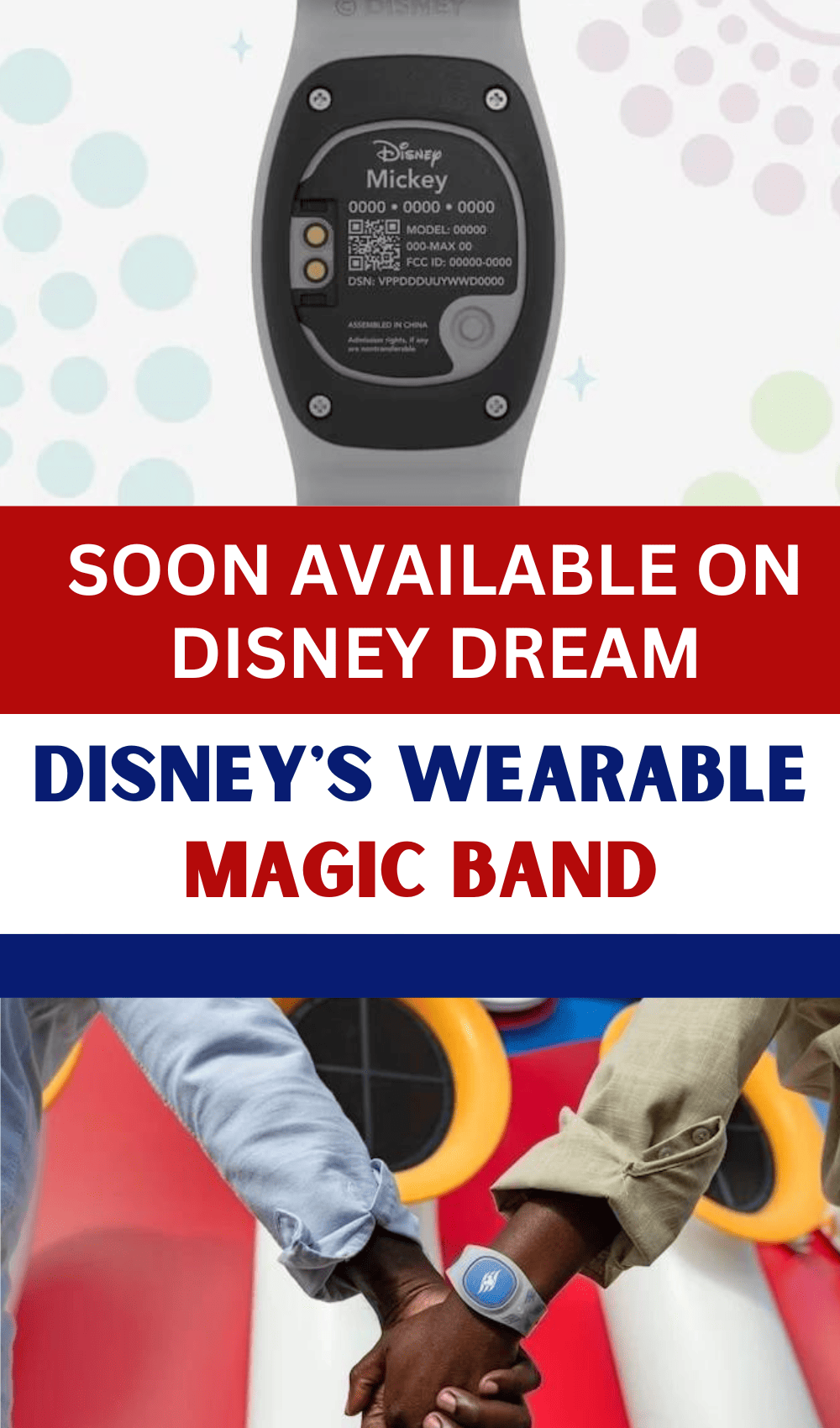 Disney's Wearable Magic Band Soon Available on Disney Dream