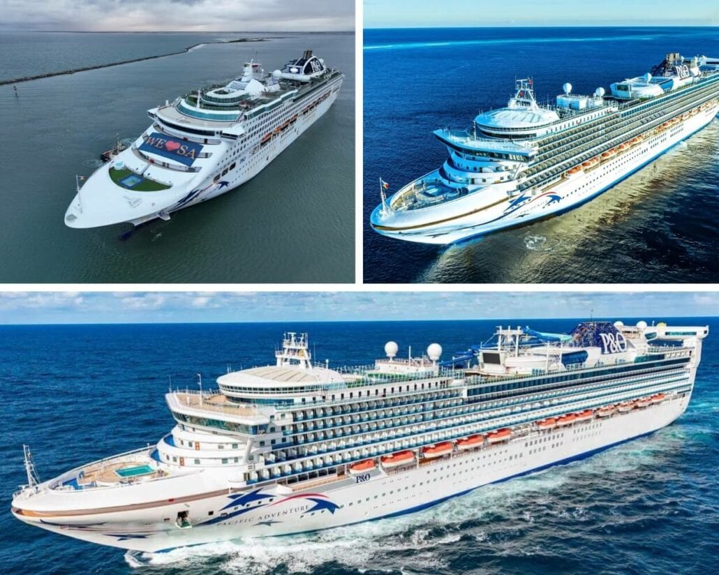 P&O Cruises Australia Ships by Size: Biggest to Smallest