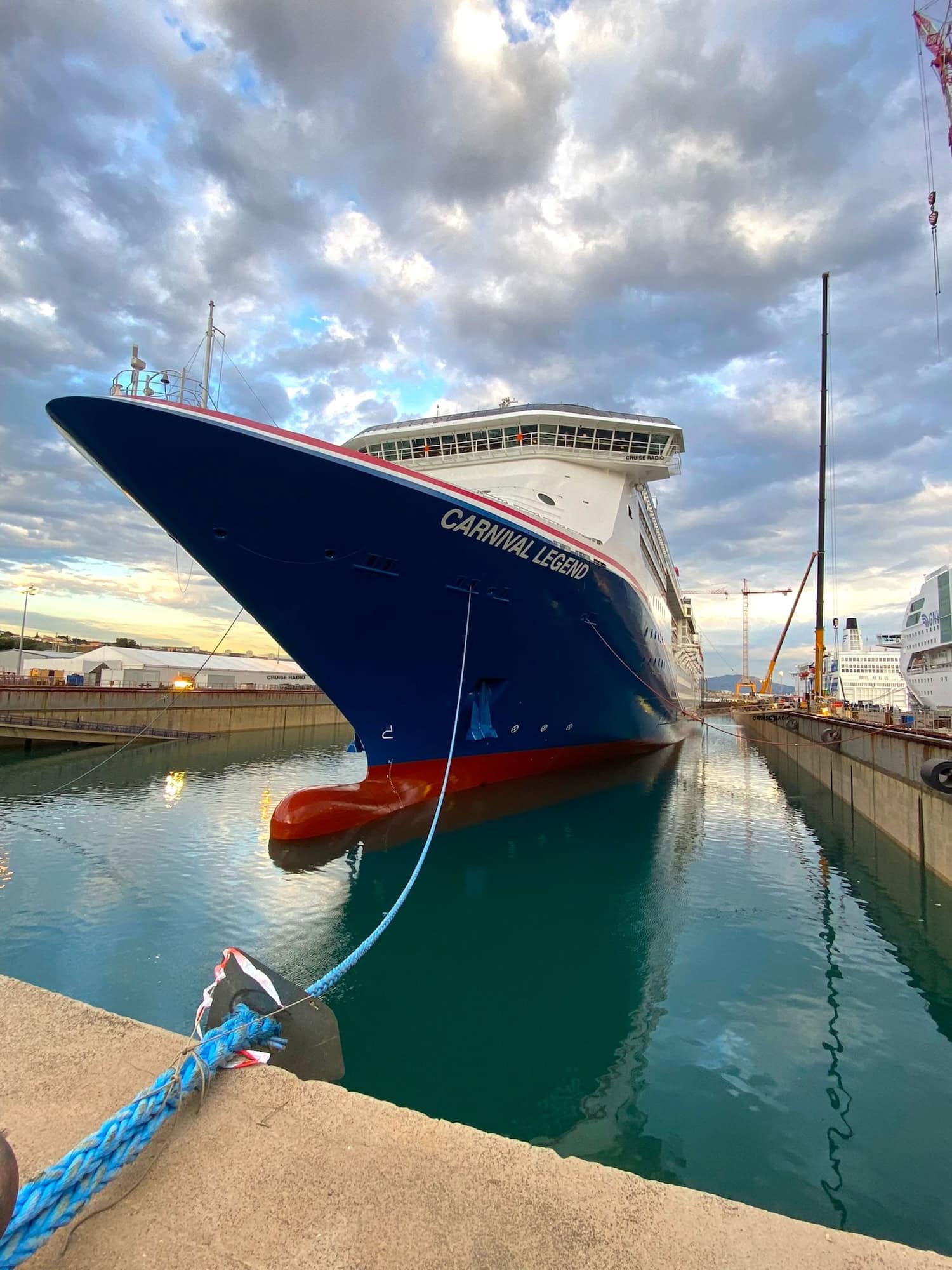 An Inside Look at Carnival's Latest Cruise Ship Dry Dock [PHOTOS]