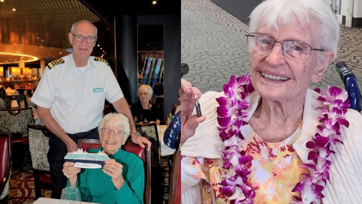 106-Year-Old Cruise Passenger Returns to Pearl Harbor