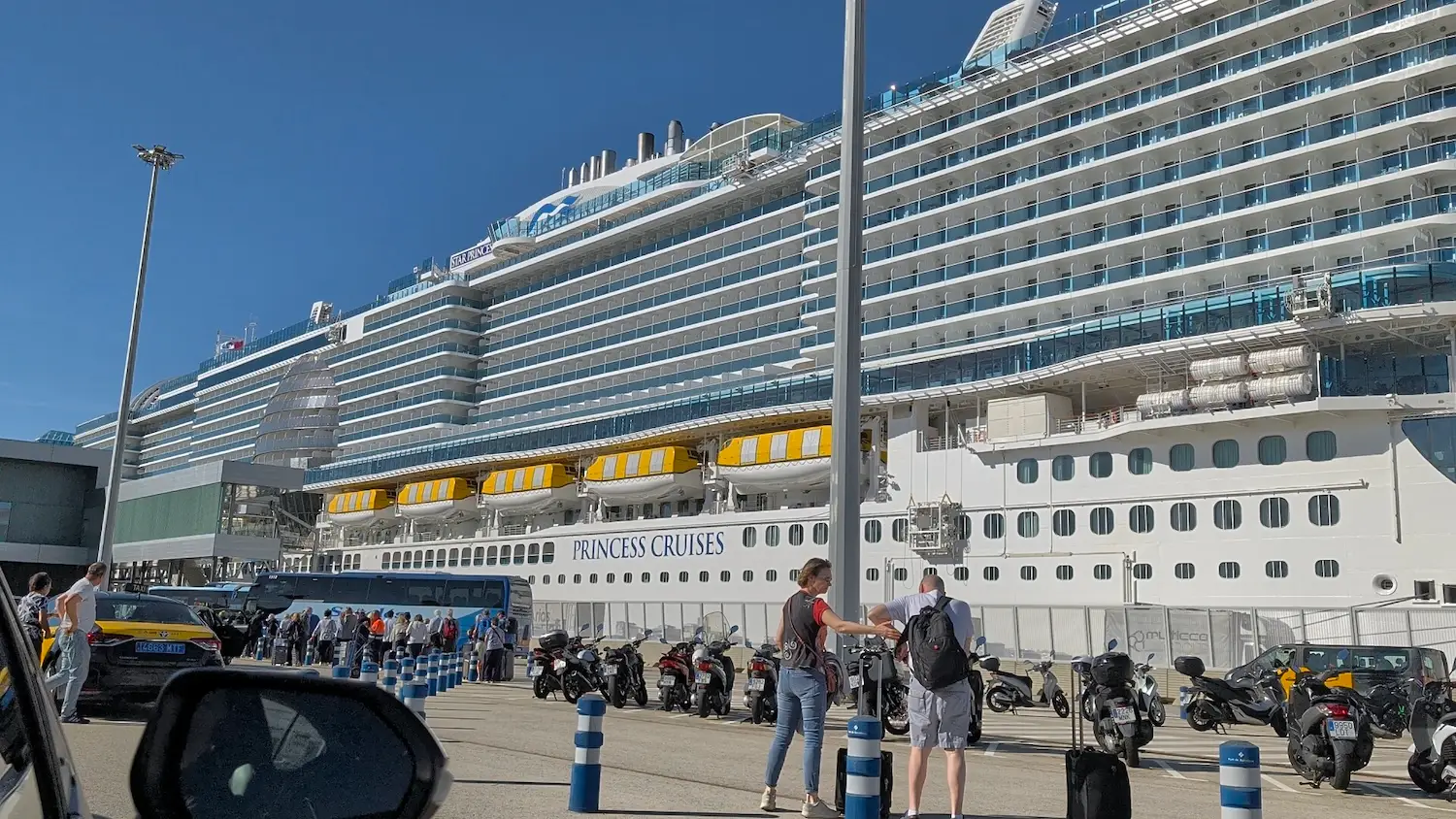 Boarding Star Princess: The Transatlantic Inaugural Cruise Begins